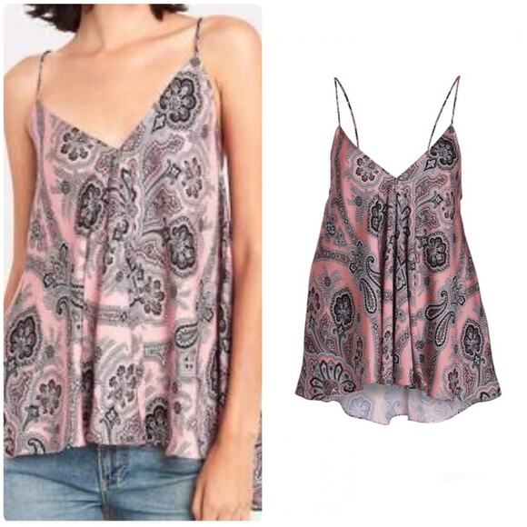 Caroline Constas | Tops | Caroline Constas Paisley Cami | Poshmark